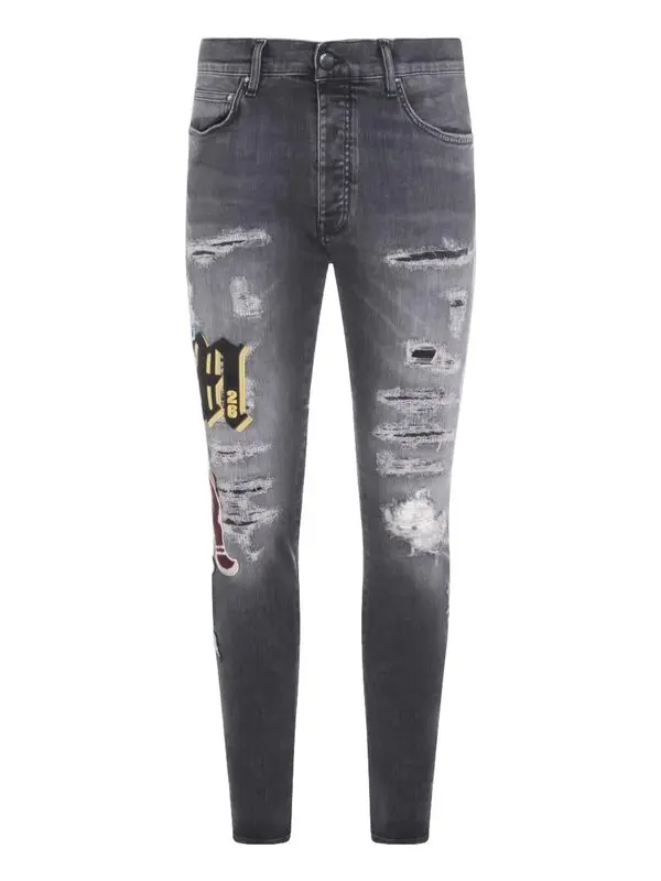 Amiri Cotton Jeans - Black Sand
