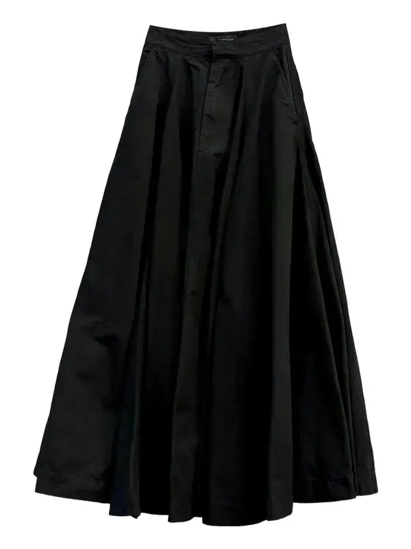 Balenciaga Godet Maxi Skirt - Black