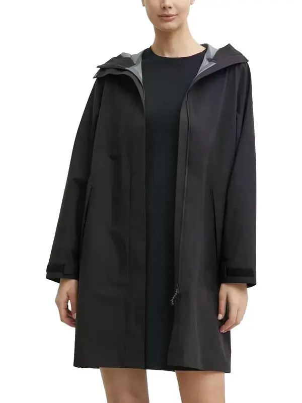 PEAK PERFORMANCE Long-sleeve Hooded Coat - Black