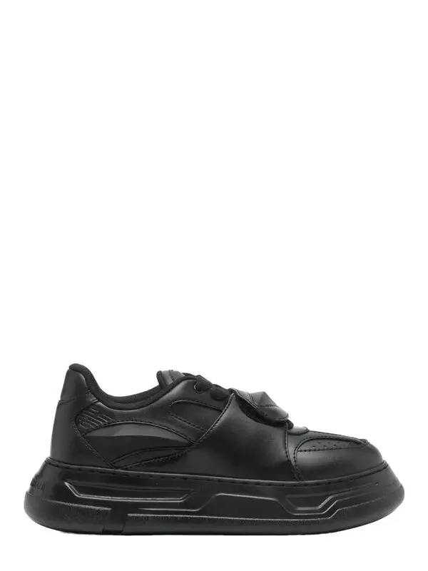 Emporio Armani Strap Trainers - Black