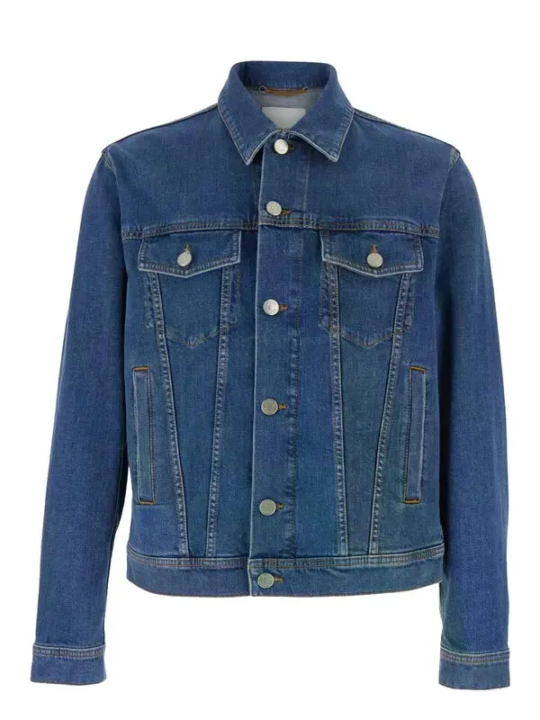 Jacob Cohen Button Jacket - Blue
