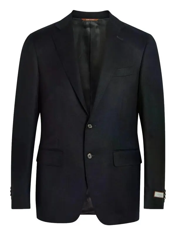 Canali Single-breasted Blazer - Blue