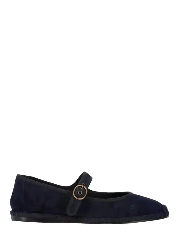 Polo Ralph Lauren Buckle Ballet Flats - Blue