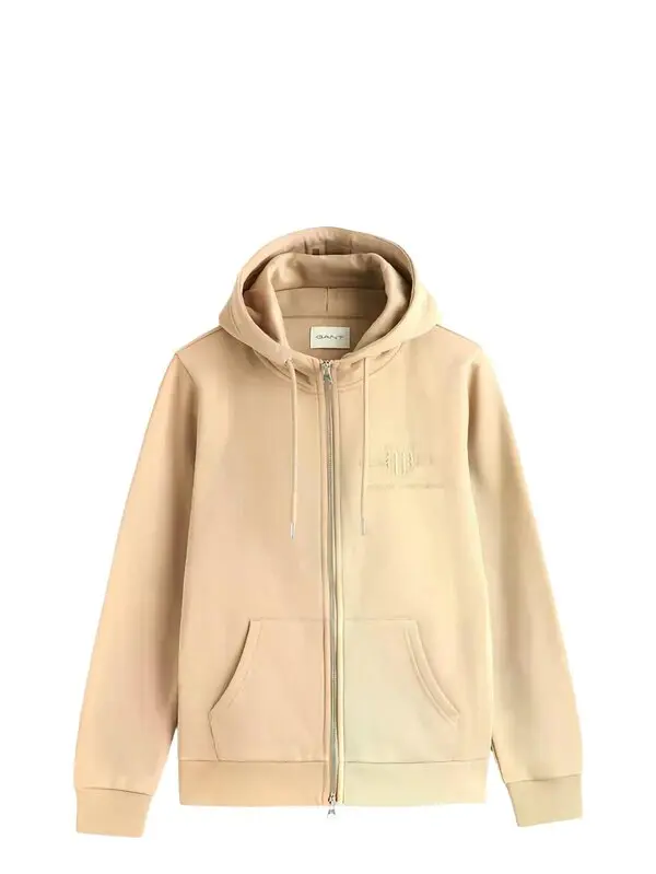 Gant Zip-up Hoodie - Neutrals