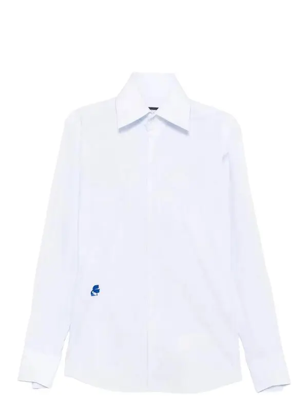 Karl Lagerfeld Logo-embroidered Shirt - White