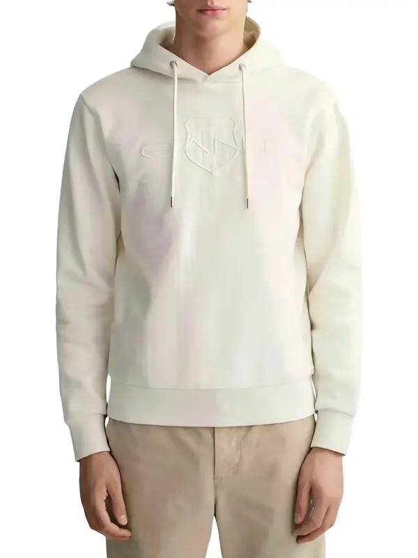 Gant Logo-detail Hoodie - Neutrals