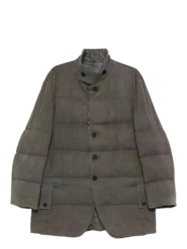 Yohji Yamamoto Padded Jacket - Grey
