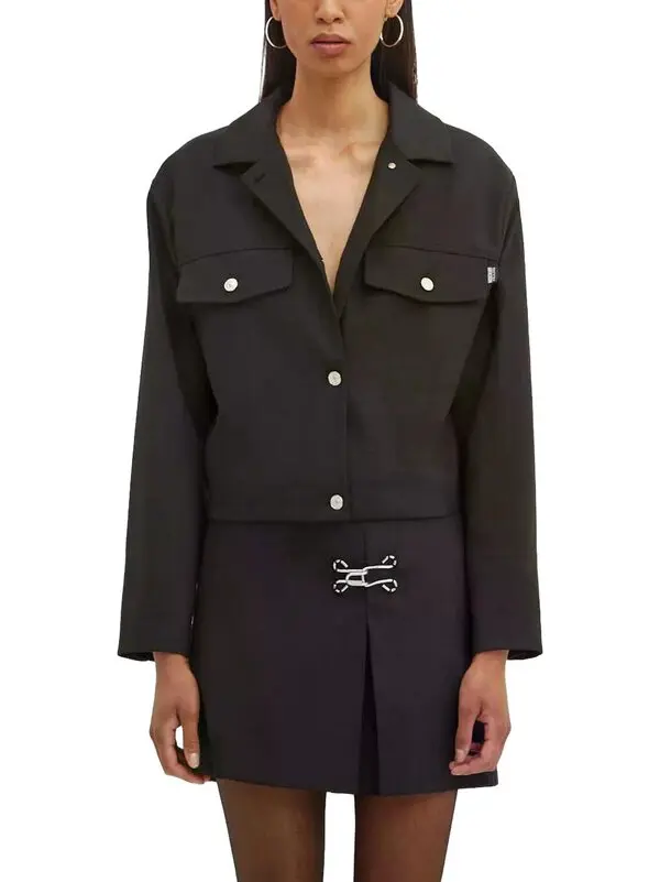 Moschino Buttoned Pocket Jacket - Black