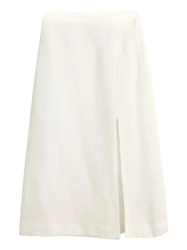 Gant Straight Midi Skirt - White