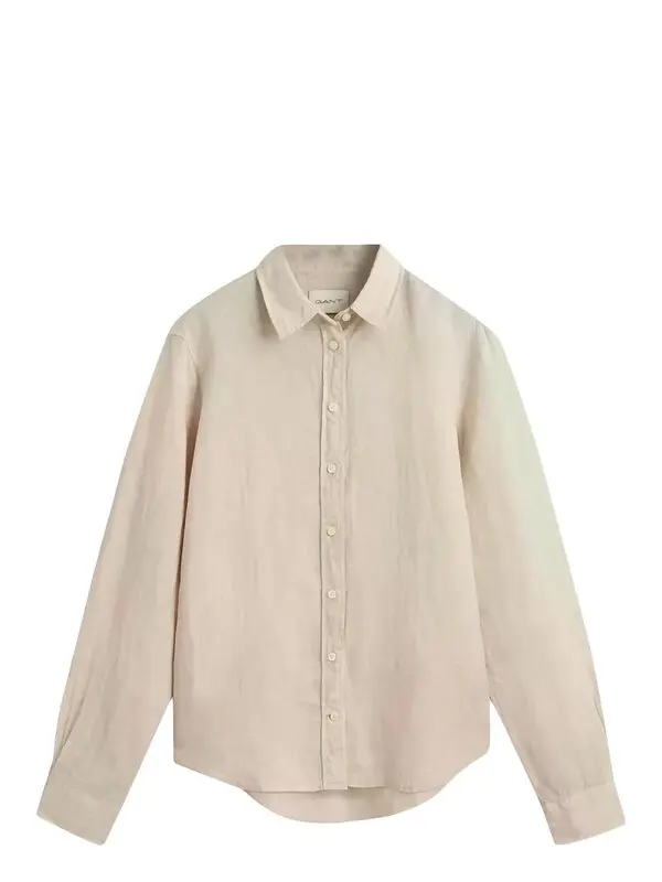Gant Buttoned Long-sleeve Shirt - Neutrals