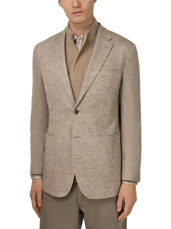 Boggi Milano Wool Blend Sport Coat - Taupe