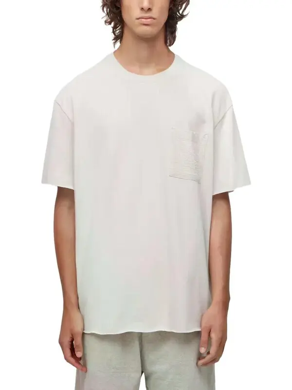 OSKLEN Textured-pocket T-shirt - White