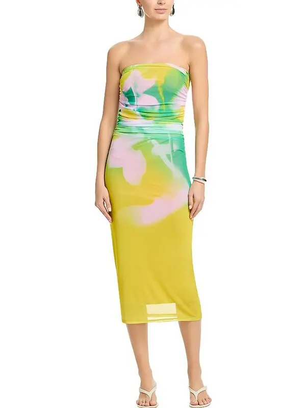 AFRM Bevin Printed Skirt - Sunblur Blossom