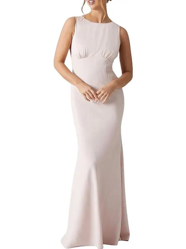 Coast Cowl Back Maxi Dress - Blush