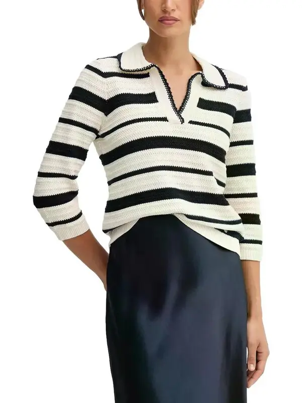 PEDRO DEL HIERRO Striped Sweater - White