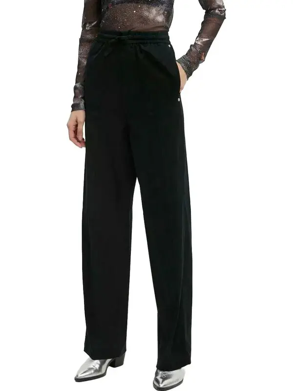 Moschino Drawstring Trousers - Black