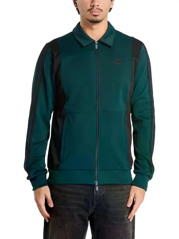 Adidas Adicolor Panelled Logo Jacket - Green
