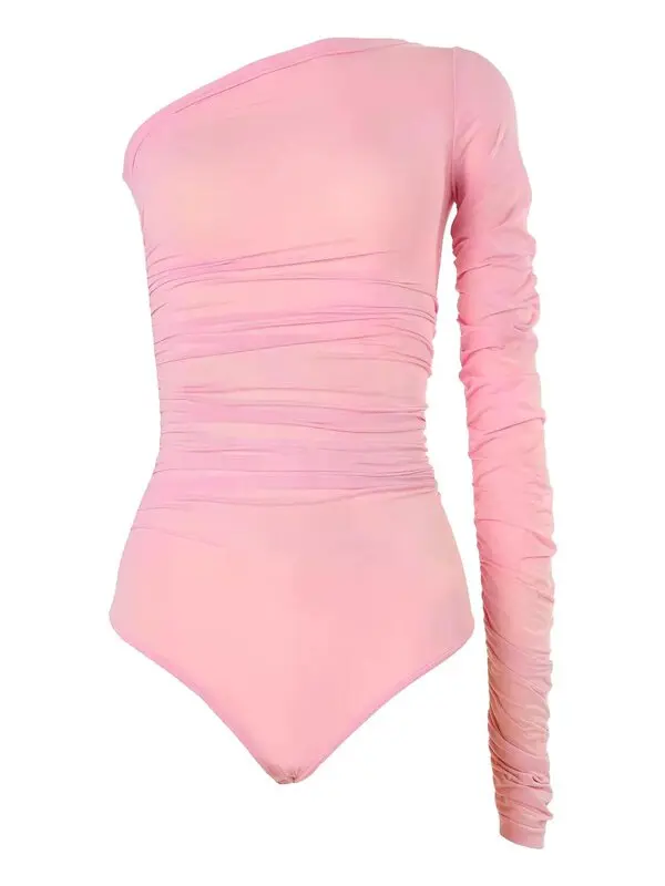 Wolford Asymmetric-neck Body - Pink