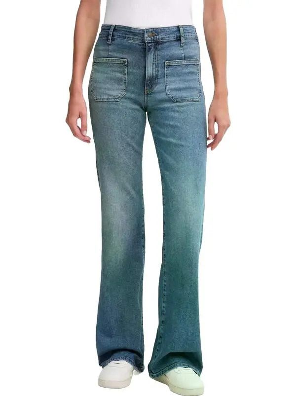 JOOP! Patch Pocket Flared Jeans - Blue