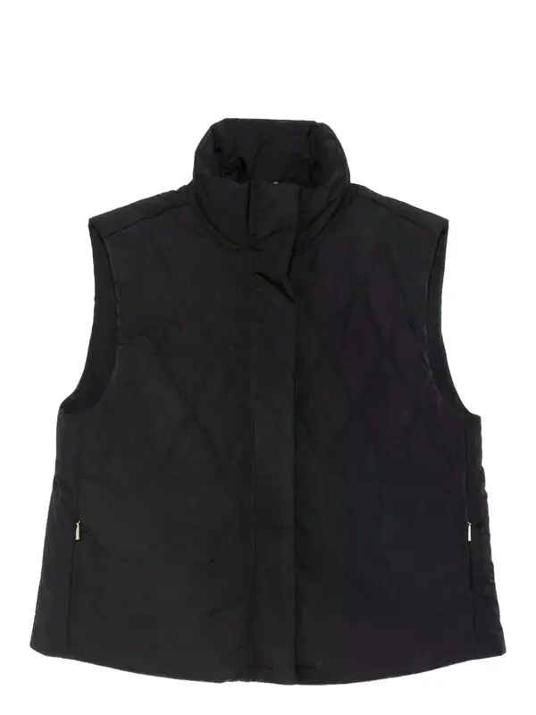 Emporio Armani Quilted-pattern Gilet - Black
