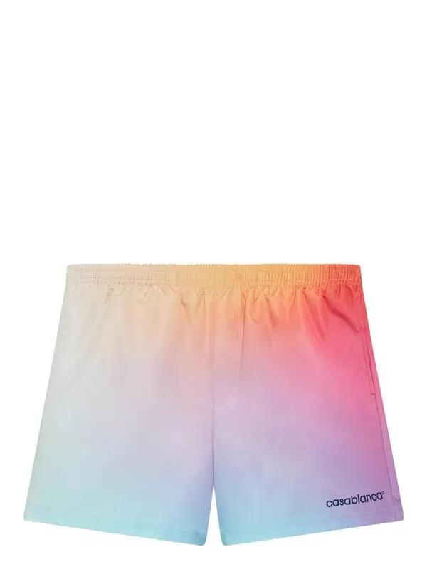Casablanca Gradient Printed Swim Shorts - Multicolor