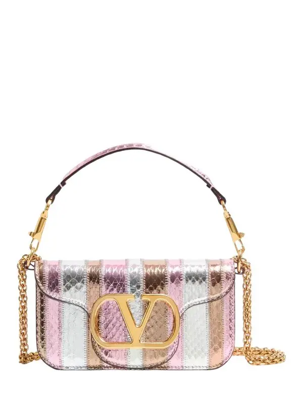 Valentino Garavani Small Locò Vlogo Tote Bag - Pink