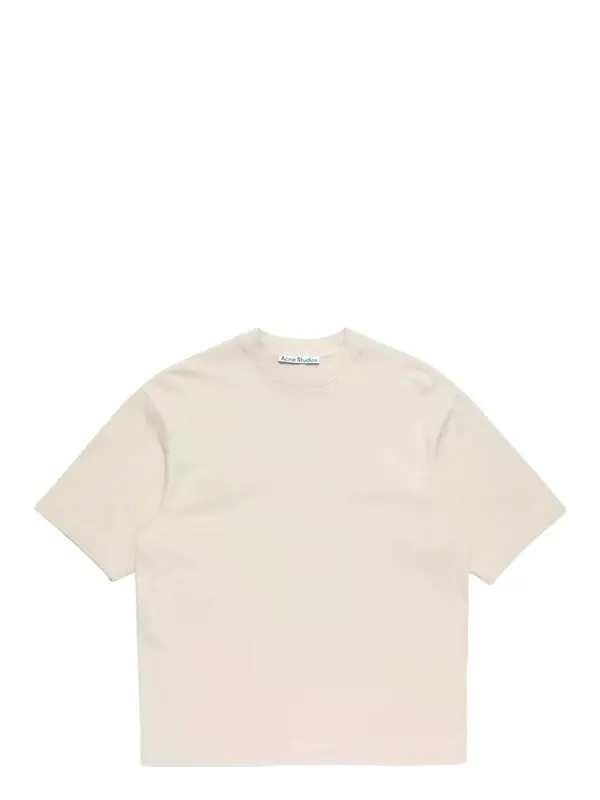 Acne Studios Logo-plaque T-shirt - Neutrals