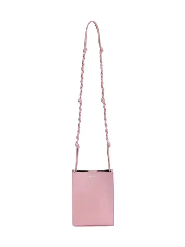 JIL SANDER Small Tangle Shoulder Bag With Knotted Strap - Pink