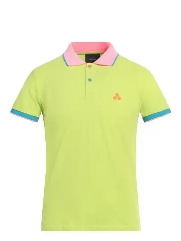 Peuterey Polo Shirt Lime Size Cotton, Elastane - Green