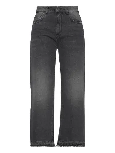 MANILA GRACE Straight-leg Jeans - Black