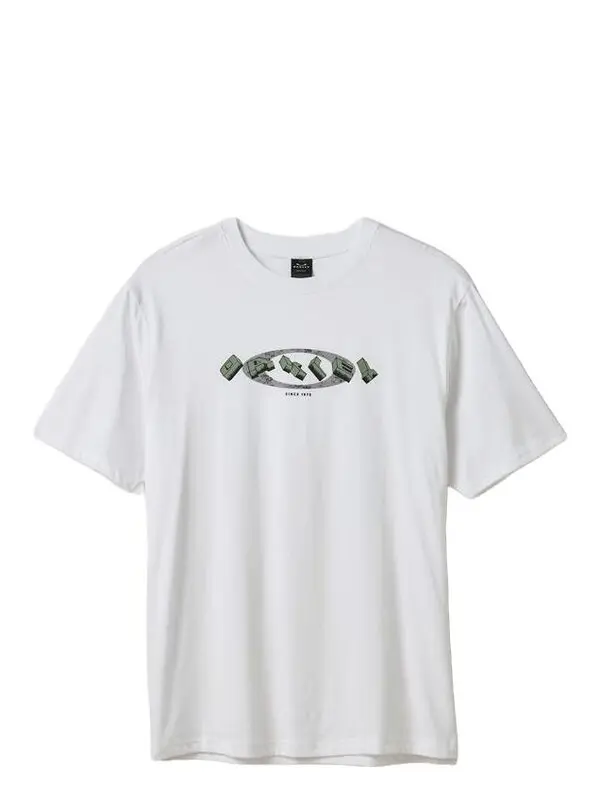 Oakley Blocks Cotton Logo Graphic Tee - White