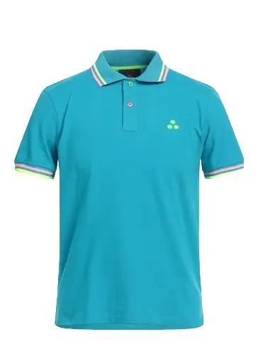 Peuterey Polo Shirt Size Cotton, Elastane - Blue