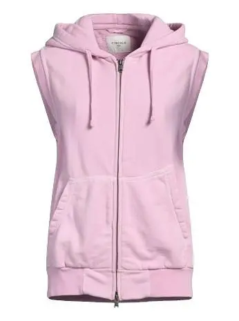 CIRCOLO 1901 Cotton Sleeveless Hoodie - Pink