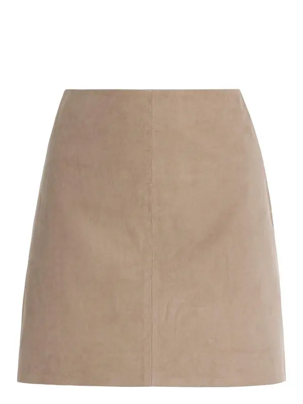 ARMA Melody Suede Mini Skirt - Grey