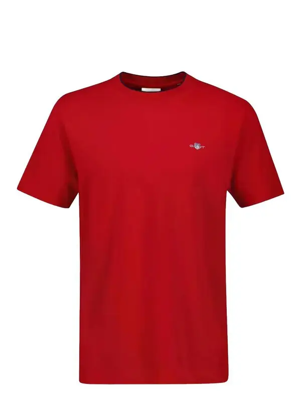 Gant Logo-detail T-shirt - Red