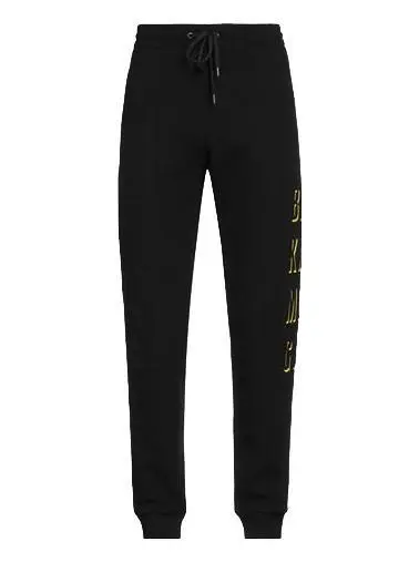 BIKKEMBERGS Pants Size Cotton, Elastane - Black