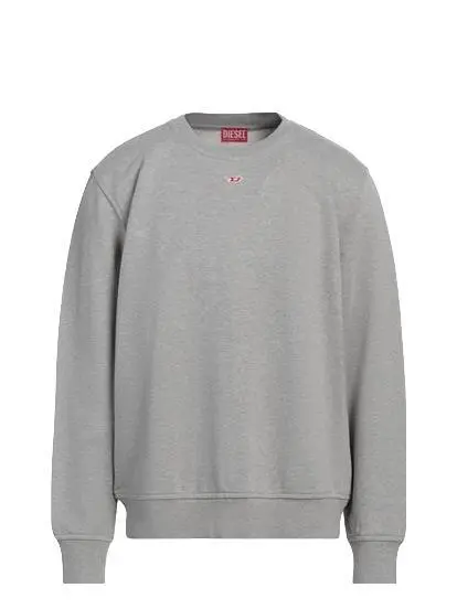 Diesel Light Cotton Elastane Sweatshirt - Grey