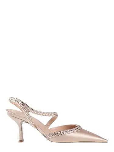 Rene Caovilla Pumps With Elasticized Strap - Pink