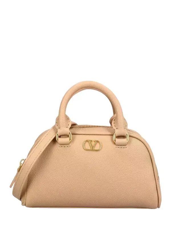 Valentino Garavani Vlogo Signature Mini Bowling Bag - Pink
