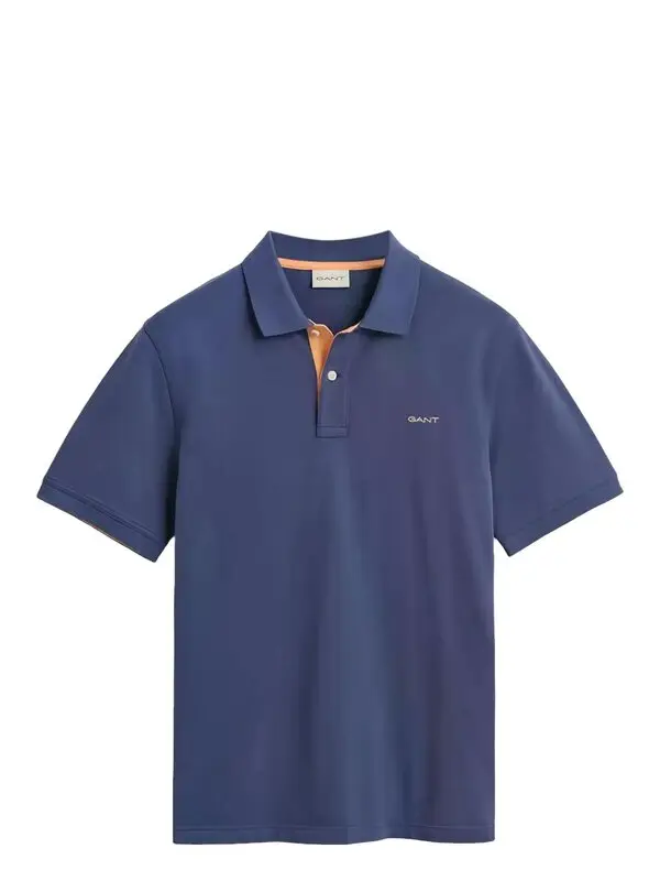Gant Short-sleeve Polo Shirt - Blue