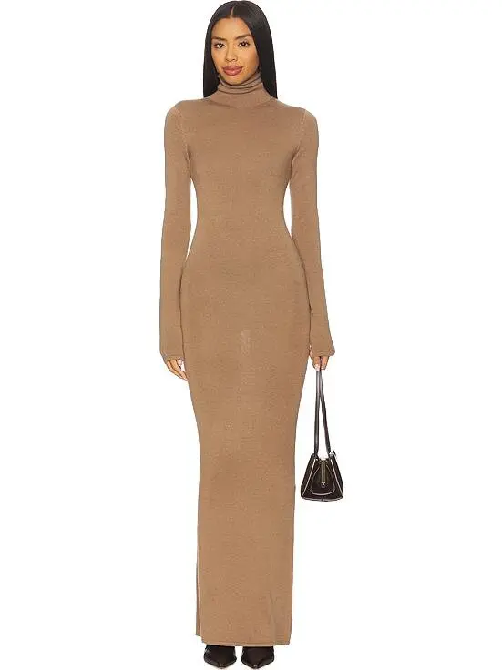 LOVERS AND FRIENDS X Emma Leger Emaline Maxi Dress - Dark Camel