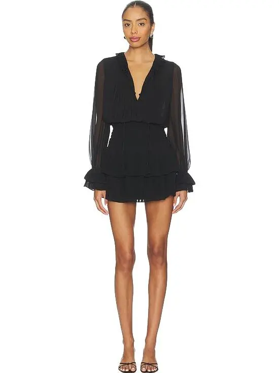 Alexis Sicily Mini Dress - Black