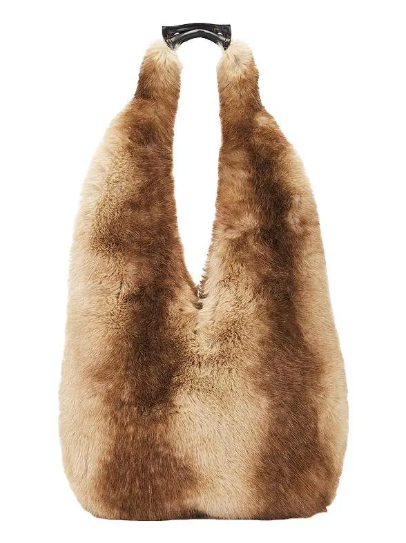 Apparis Maxi Colette Faux Fur Bag - Blonde Mink