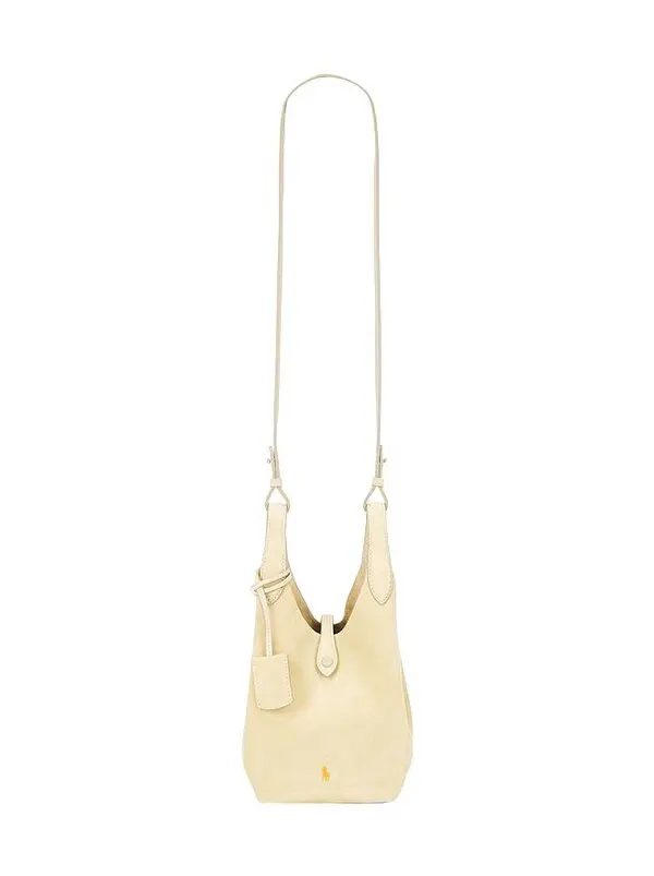 Polo Ralph Lauren Suede Crossbody Bag - Cashew