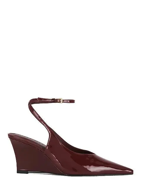 BLACK SUEDE STUDIO Eliana 70 Pump - Ruby Red Patent Leather