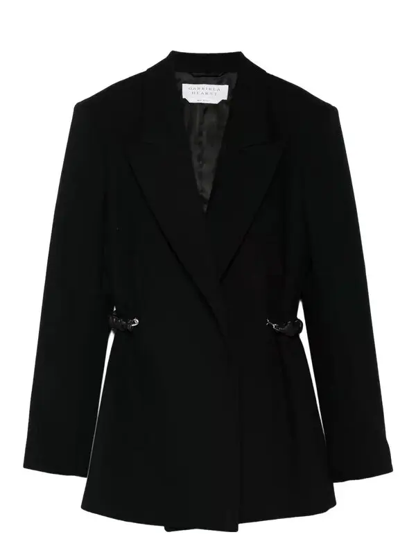 Gabriela Hearst Epona Chain Blazer - Black