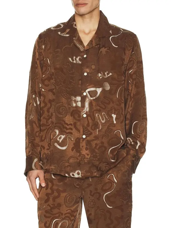 Oas Memento Brillo Shirt - Brown