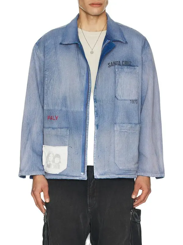 PALY HOLLYWOOD Holy City Work Shirt - Blue