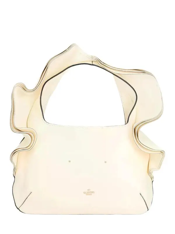 Valentino Garavani Atelier 04 Ruffled Shoulderbag - Neutrals