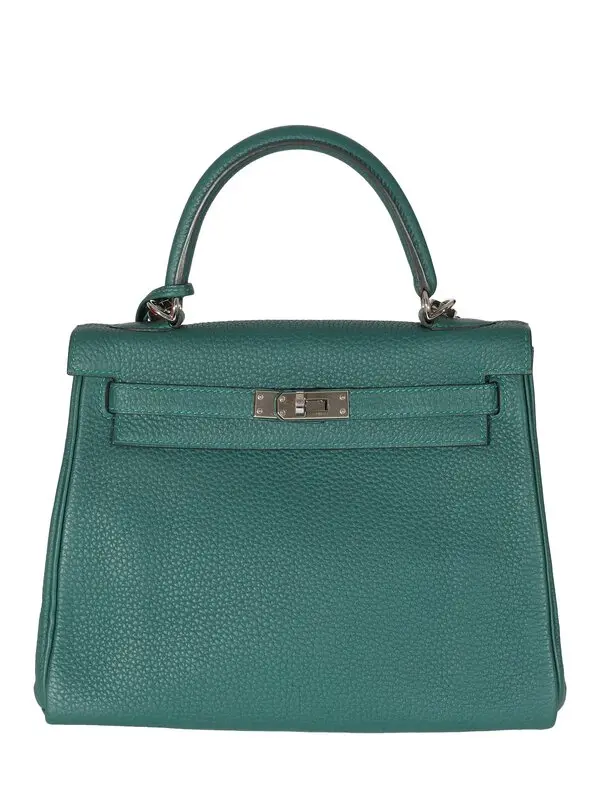 Hermès Togo Retourne Kelly 25 Phw - Green